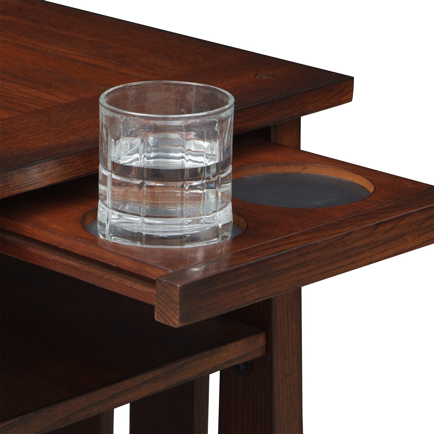 Tribute Chairside Table - Cherry | Value City Furniture