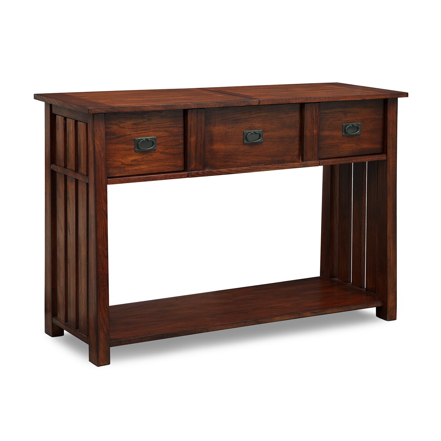 Tribute Chairside Table - Cherry | Value City Furniture