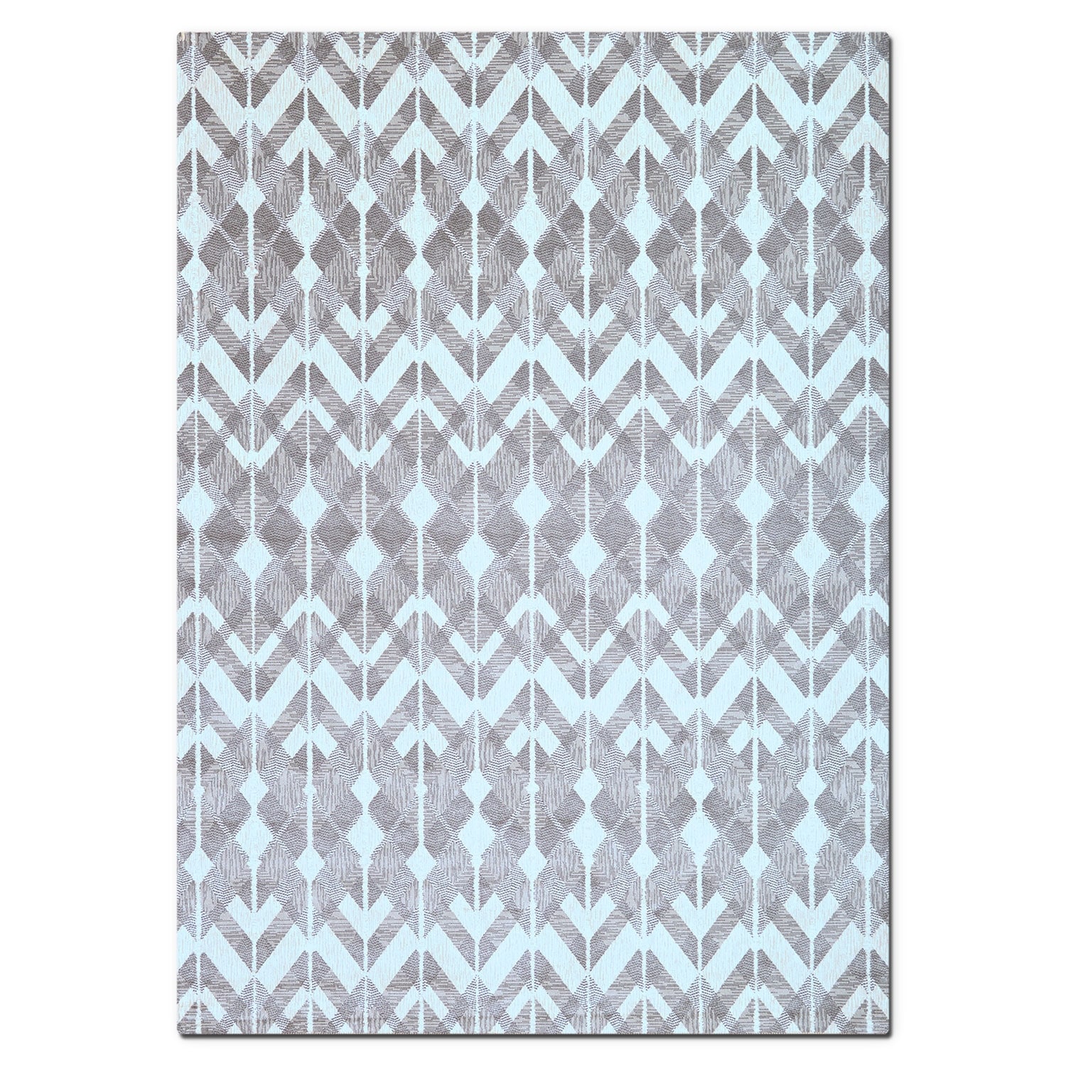 Sonoma Gray Diamonds Area Rug (5' x 8') | American Signature Furniture